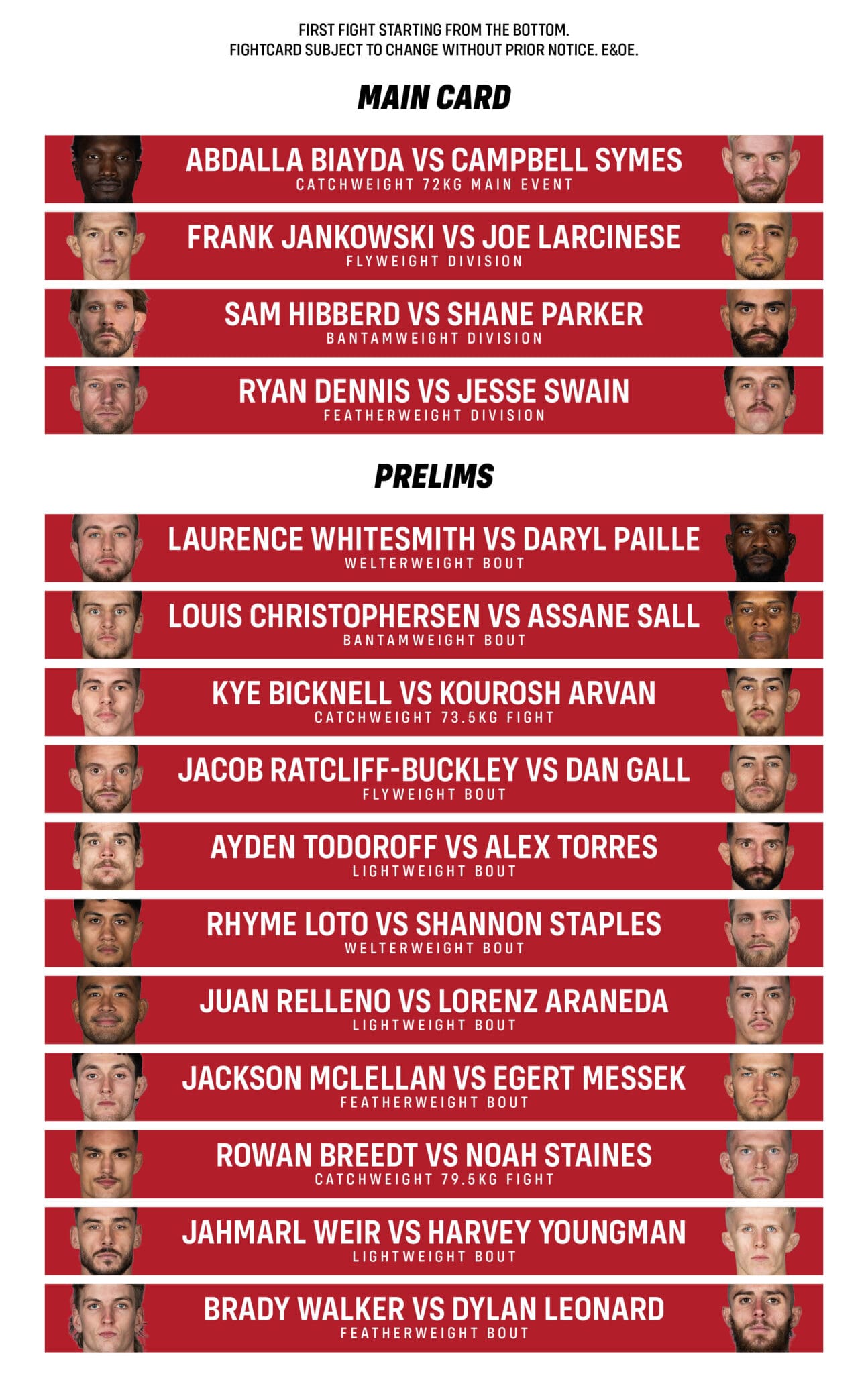 Eternal MMA 97: Perth | Eternal MMA