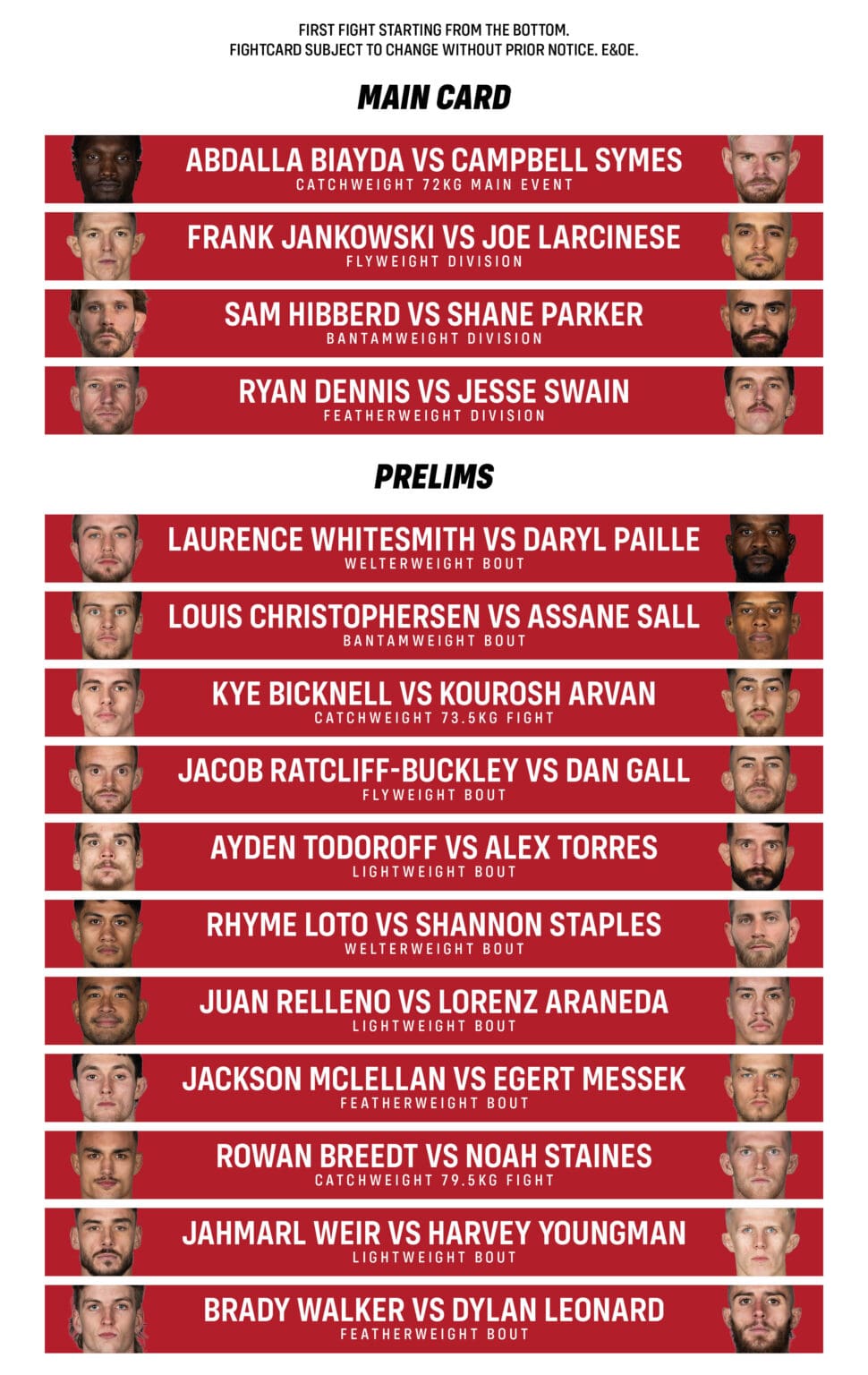 Eternal MMA 97: Perth | Eternal MMA