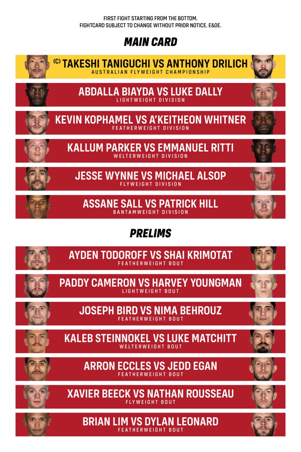 Eternal MMA 99: Perth | Eternal MMA